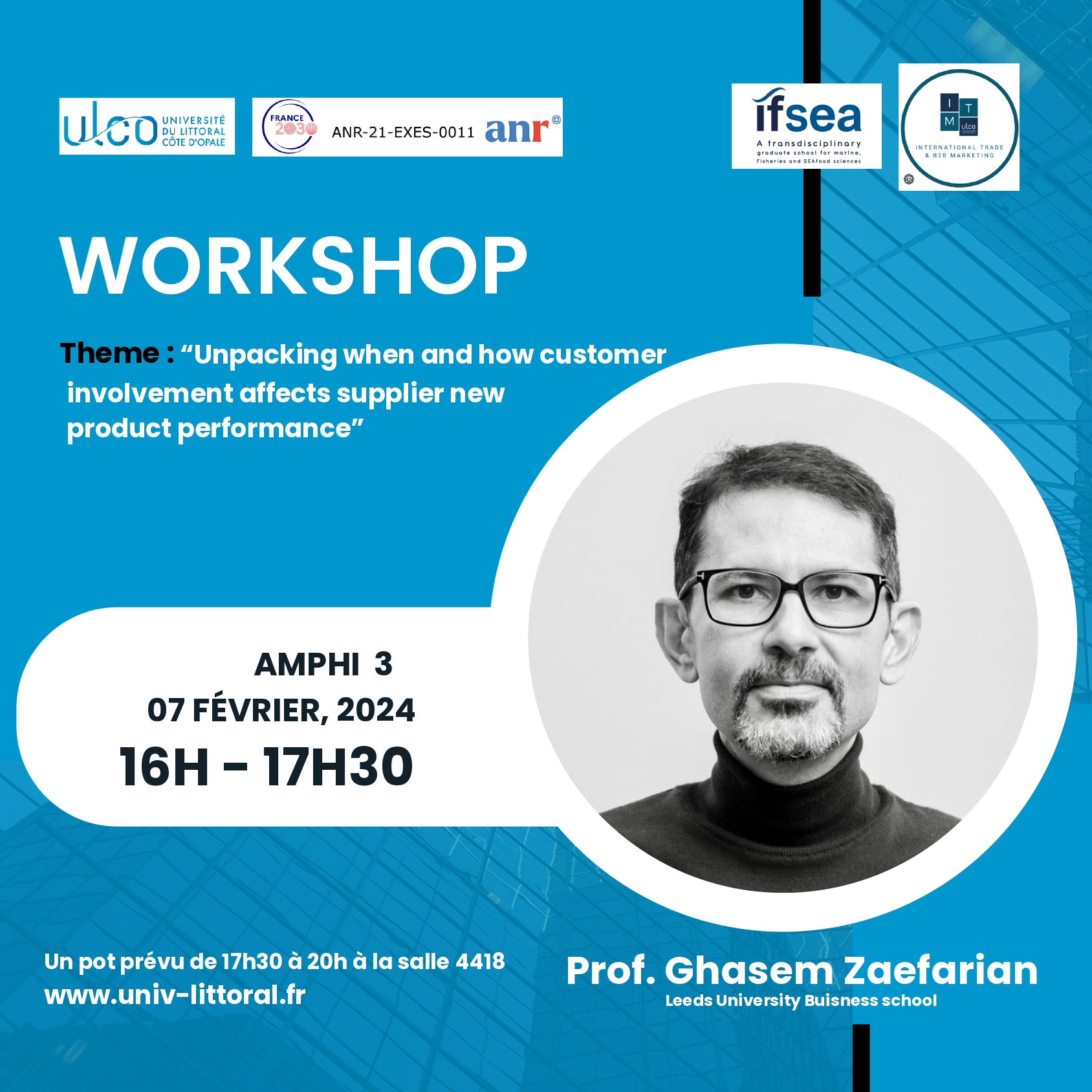 Workshop with Profesor G. Zaefarian from Leeds University Buisness ...